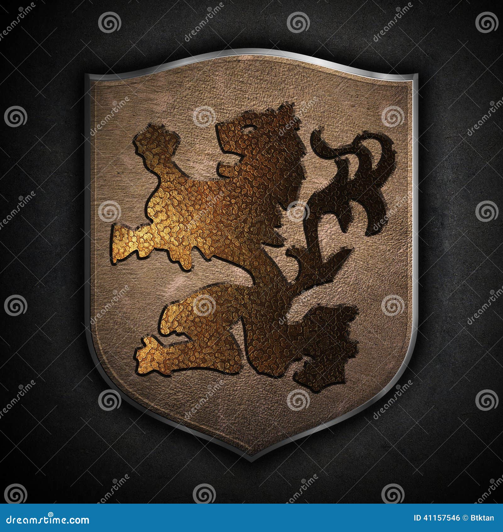 Shield stock photo. Image of knight, gothic, insignia - 41157546