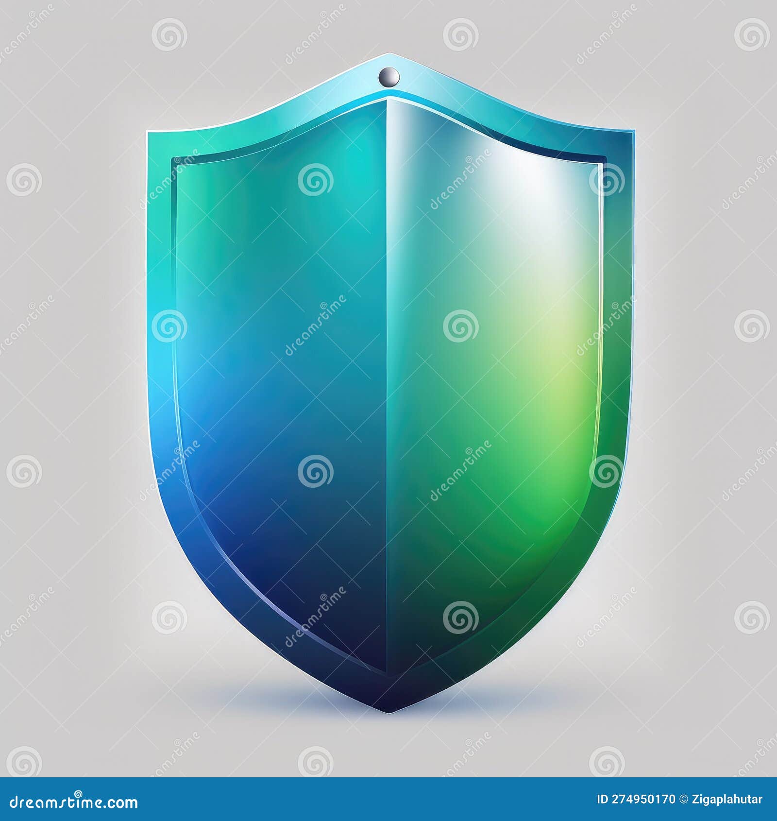 Shield Armor Icon, Cyber Security on White. Generative AI Stock ...