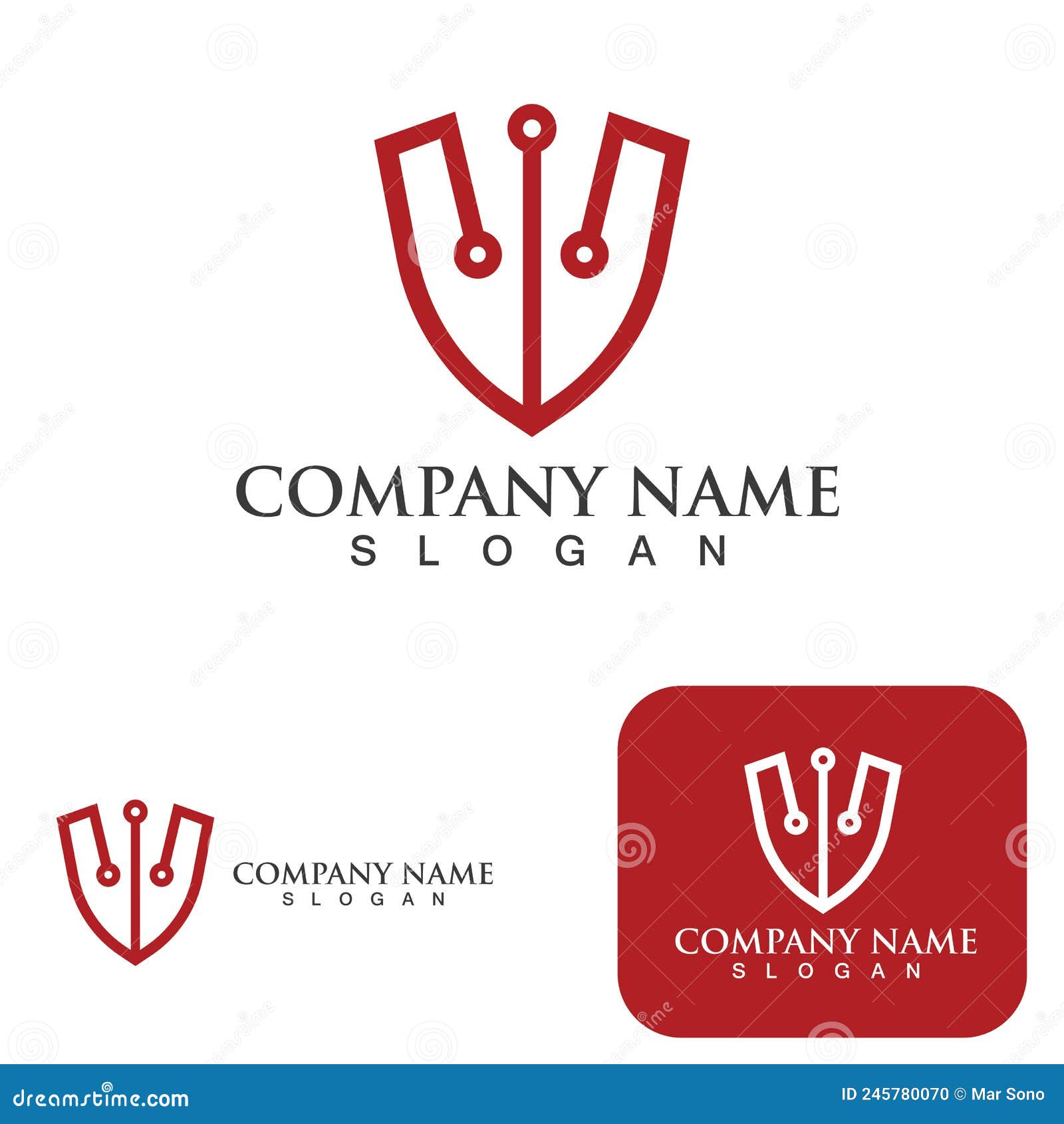 Shield Armor Security Logo and Symbol Stock Vector - Illustration of ...