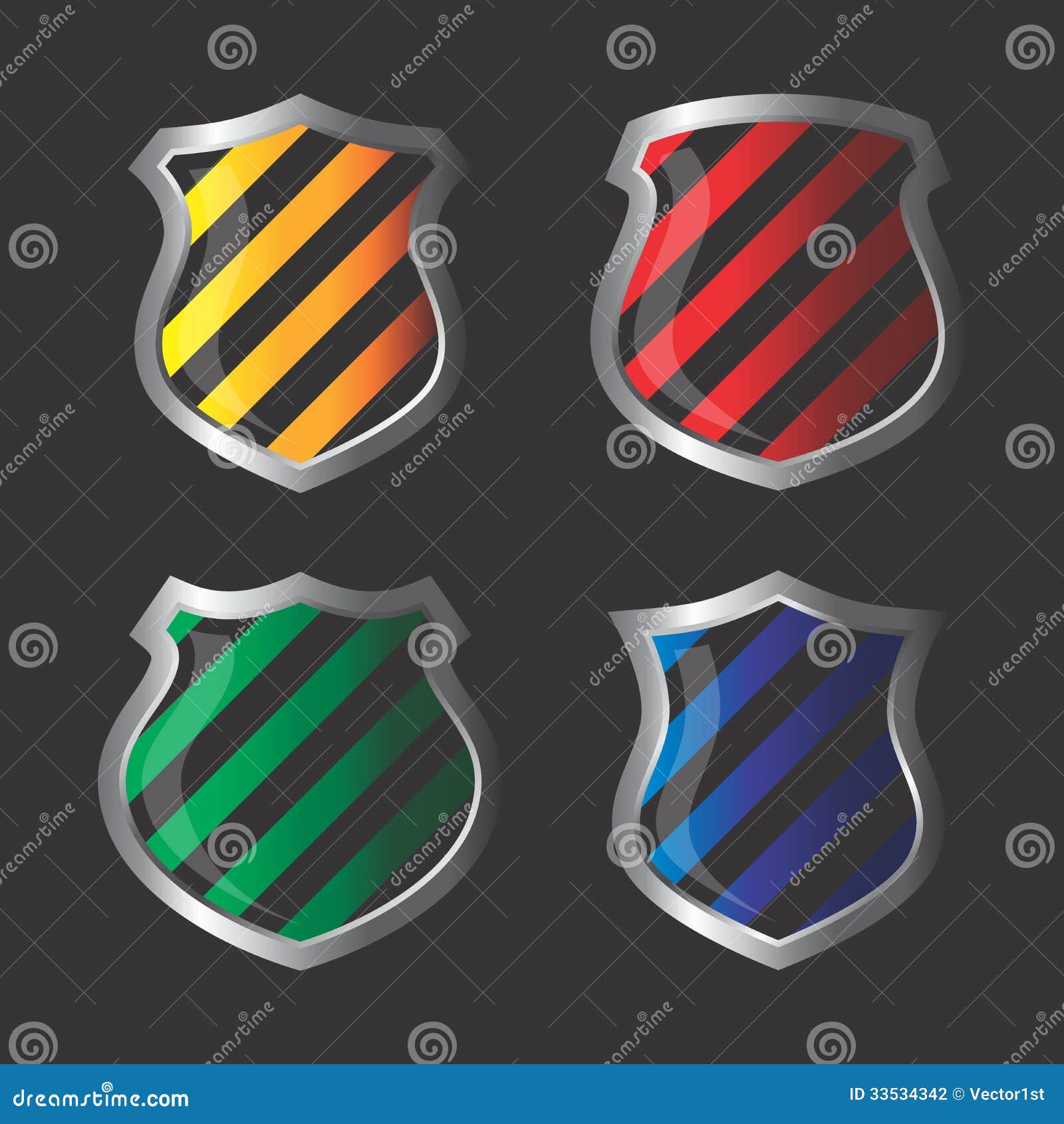 Shield art stock vector. Illustration of object, guard - 33534342