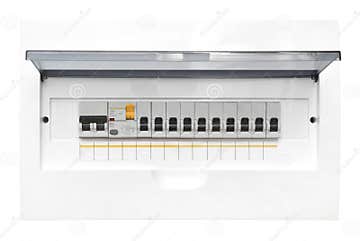 Shield with Automatic Switches of Electricity in the Room. Electricity ...