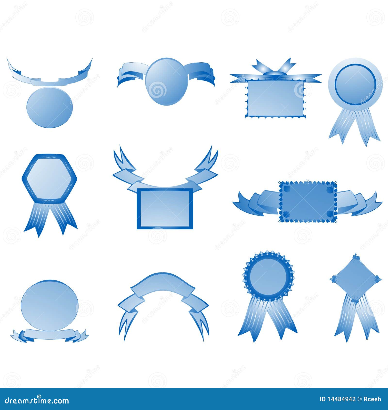 Shield and banner stock illustration. Illustration of scroll - 14484942