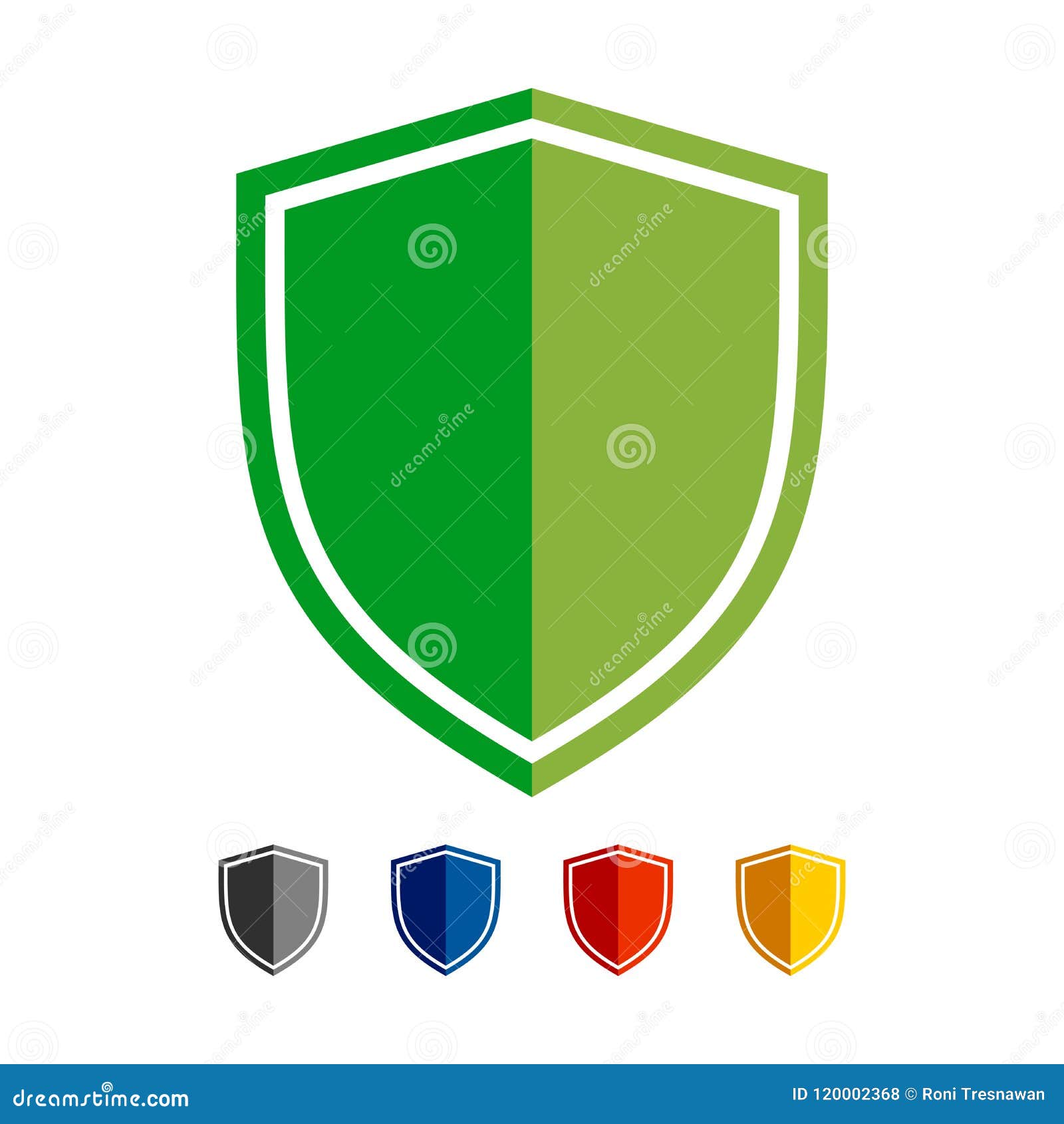Shield Basic Shape Symbol Design Stock Vector - Illustration of crest ...