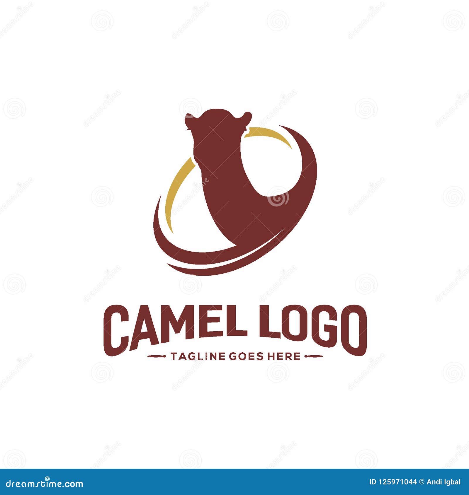 Shield Camel Logo Vector Template for Animal Logo Stock Vector ...