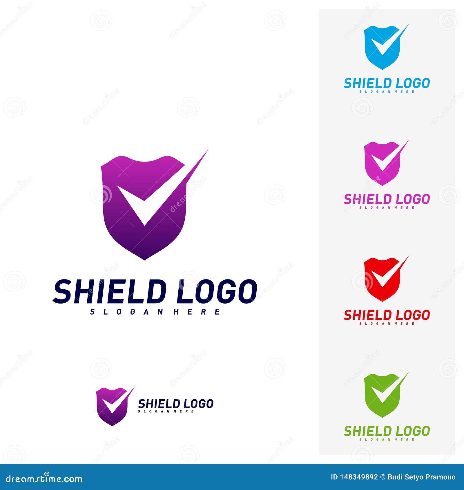 Shield Check Logo Design Concept Vector. Shield Quality Vector ...