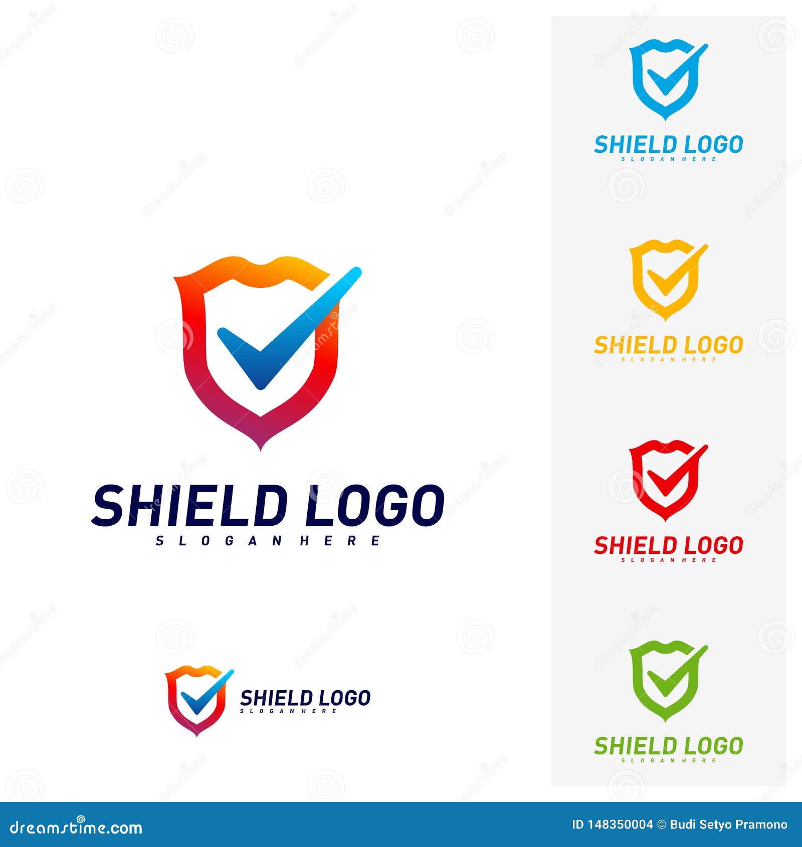 Shield Check Logo Design Concept Vector. Shield Quality Vector ...