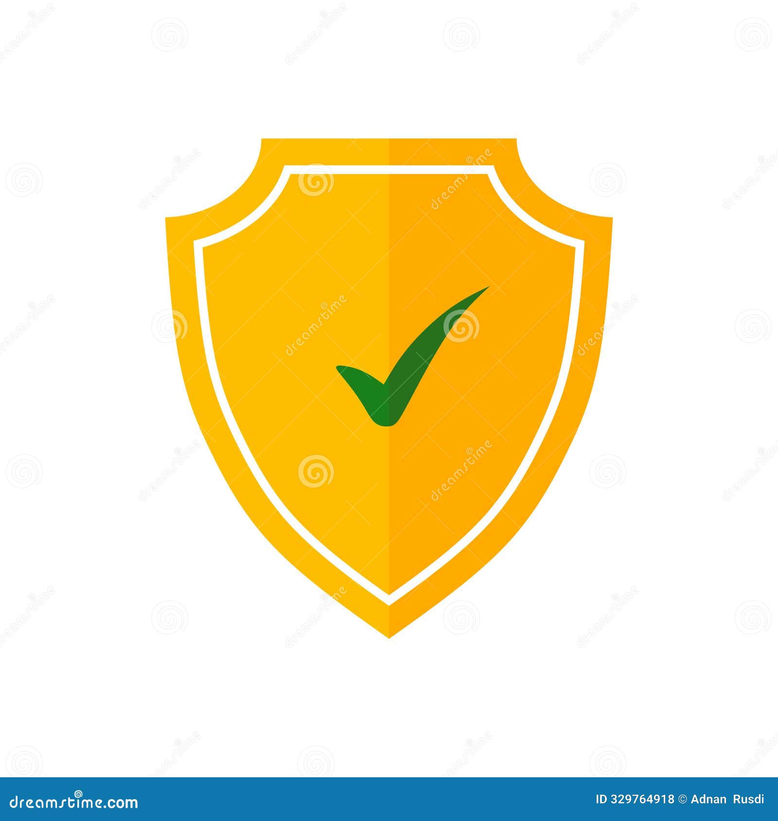 Shield with Check Mark Icon. Tick Mark Approved with Shield. Approve ...