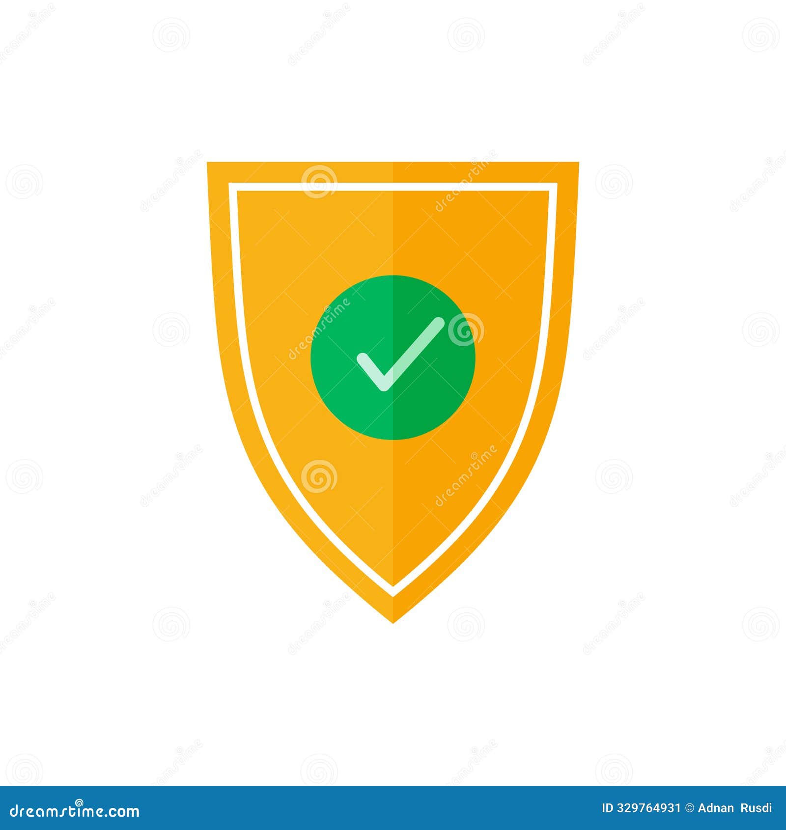 Shield with Check Mark Icon. Tick Mark Approved with Shield. Approve ...