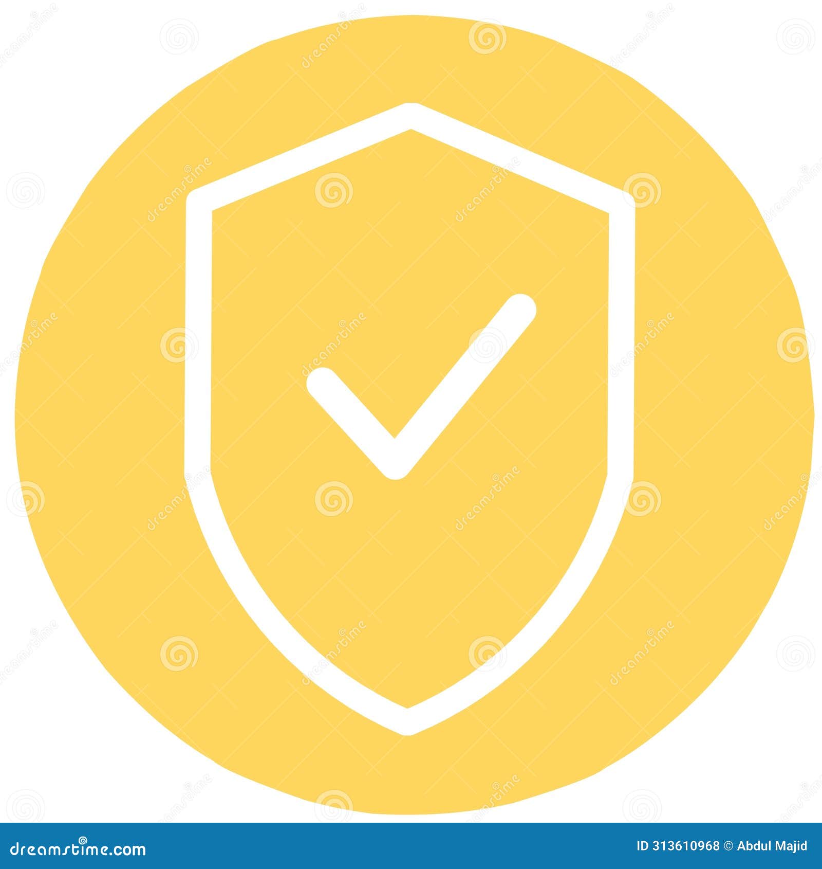 Shield with Check Mark Line Icon. Security, Reliability, Protection ...