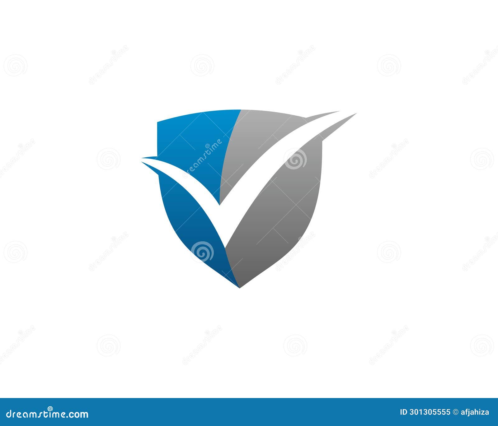 Shield Check Mark Logo Template Stock Vector - Illustration of logo ...