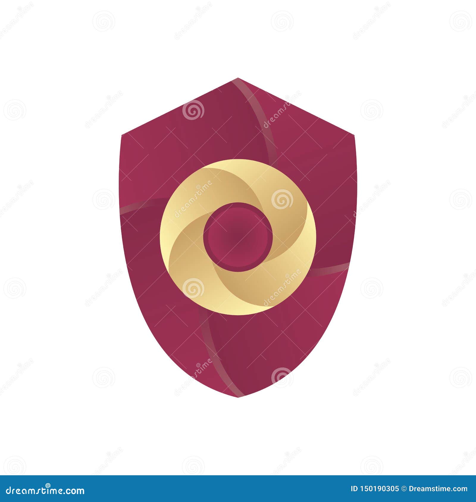 Shield Circle Logo vector stock vector. Illustration of protection ...