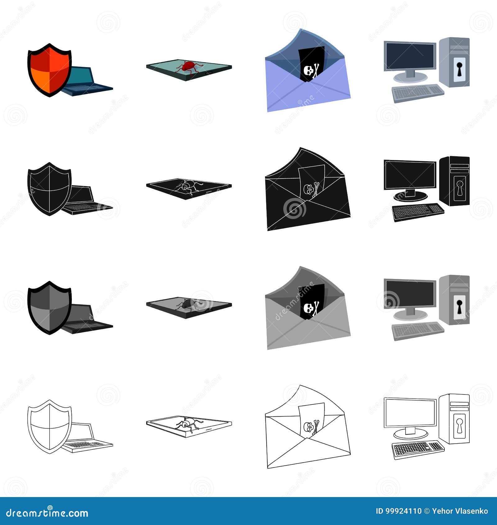 Shield for Computer, Virus and Tablet, Hacking of Mail, Computer ...