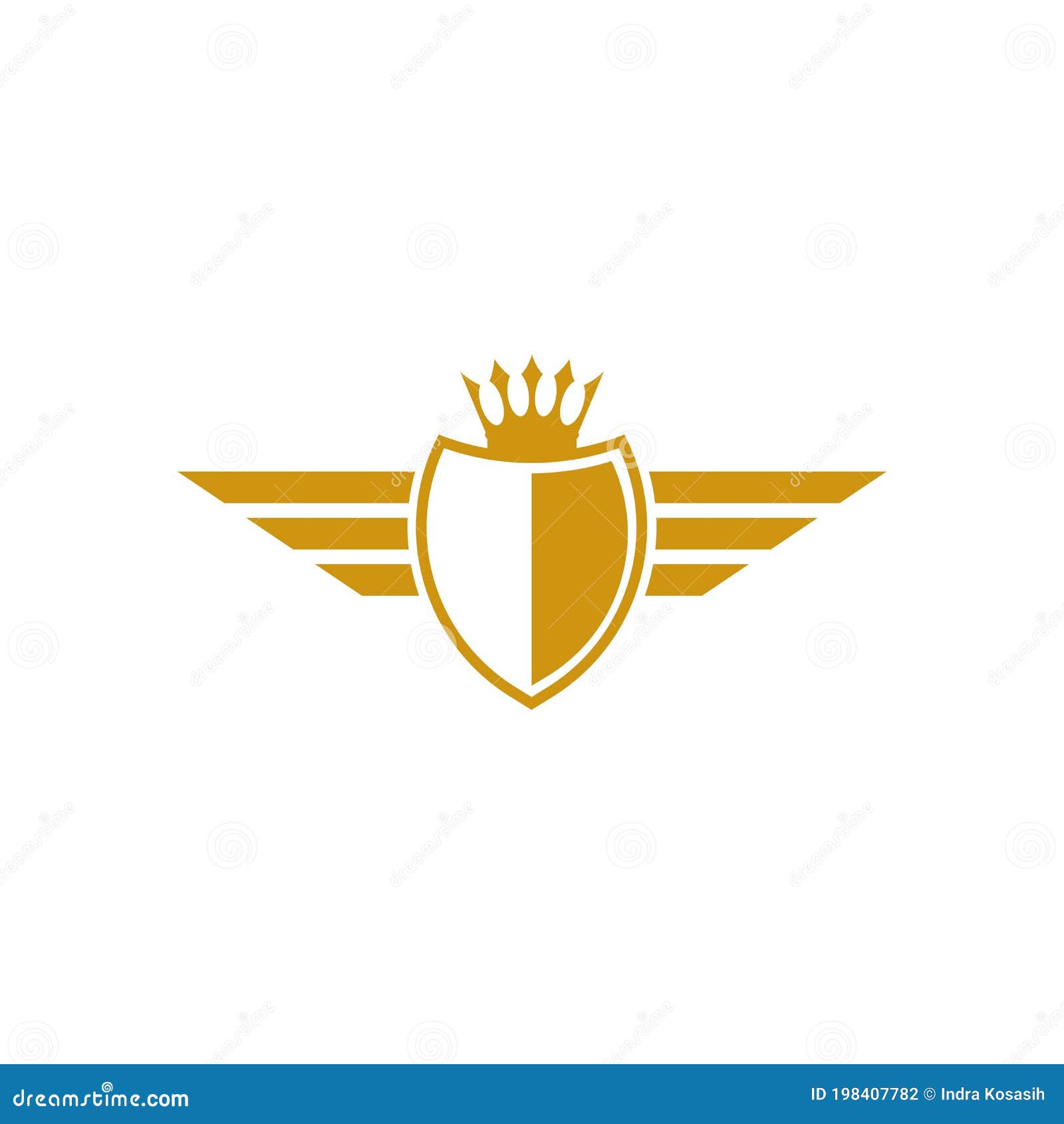 Shield with Crown Logo Vetor Icon Illustration Stock Vector ...
