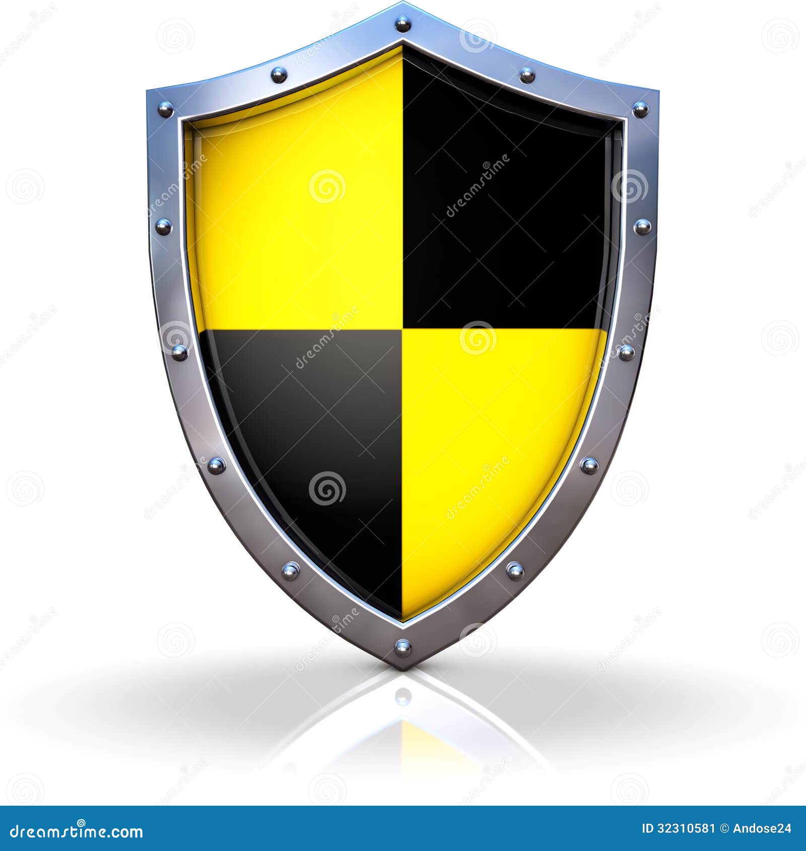 Shield stock illustration. Illustration of save, road - 32310581
