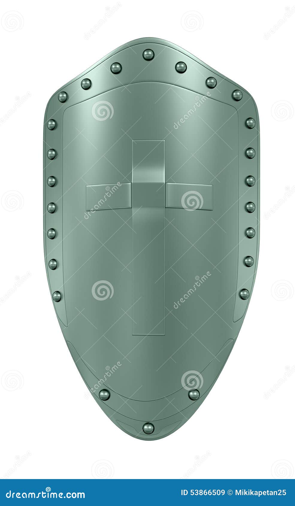 Shield stock illustration. Illustration of metal, guard - 53866509
