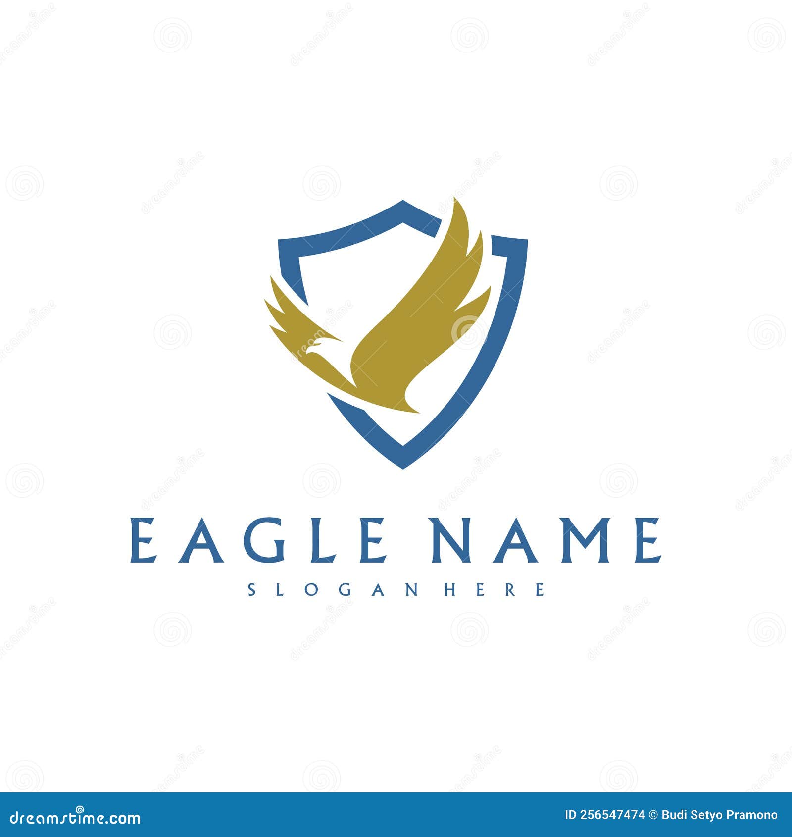 Shield Eagle Logo Design Vector Template. Simple Icon Symbol Stock ...