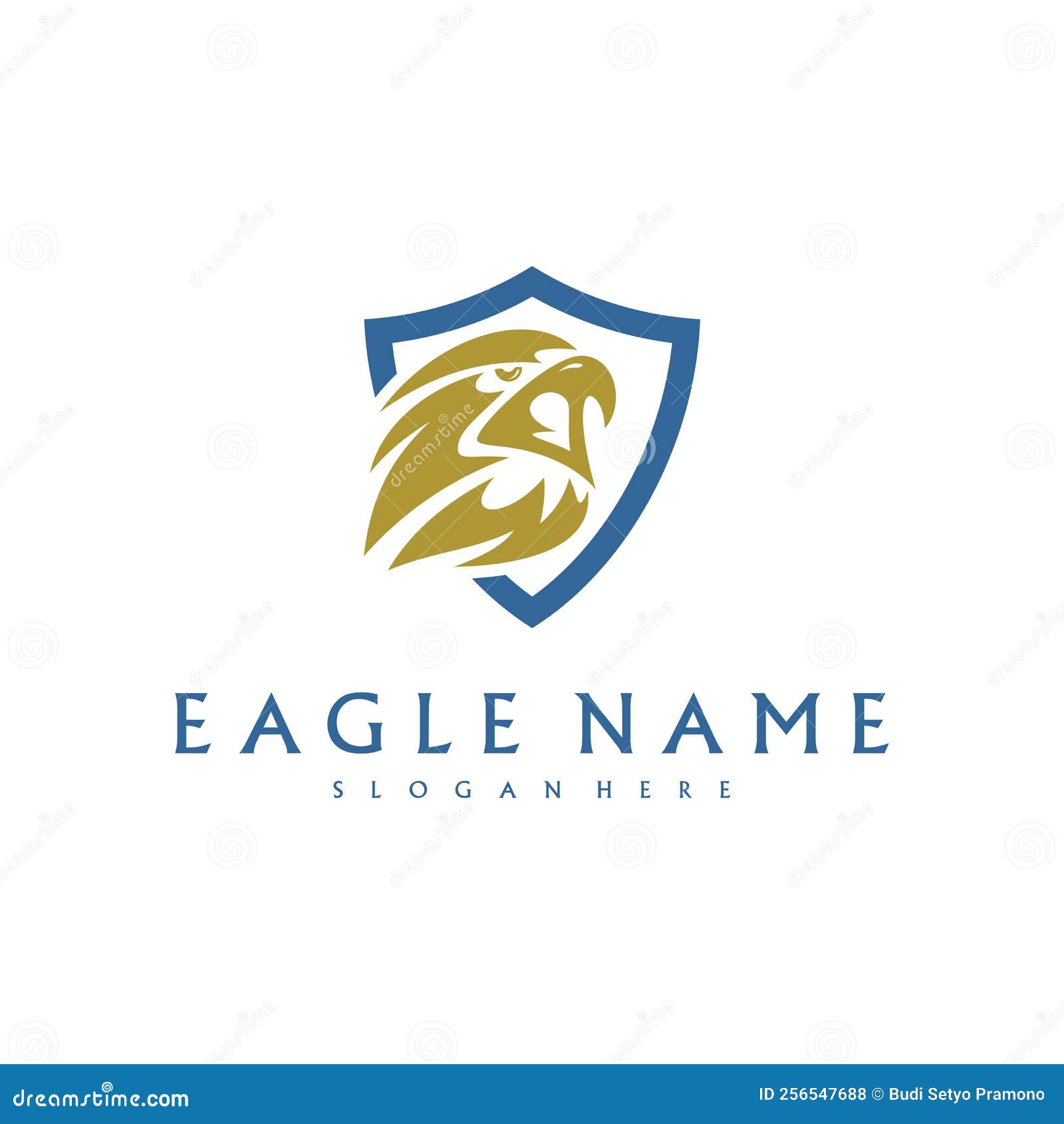 Shield Eagle Logo Design Vector Template. Simple Icon Symbol Stock ...