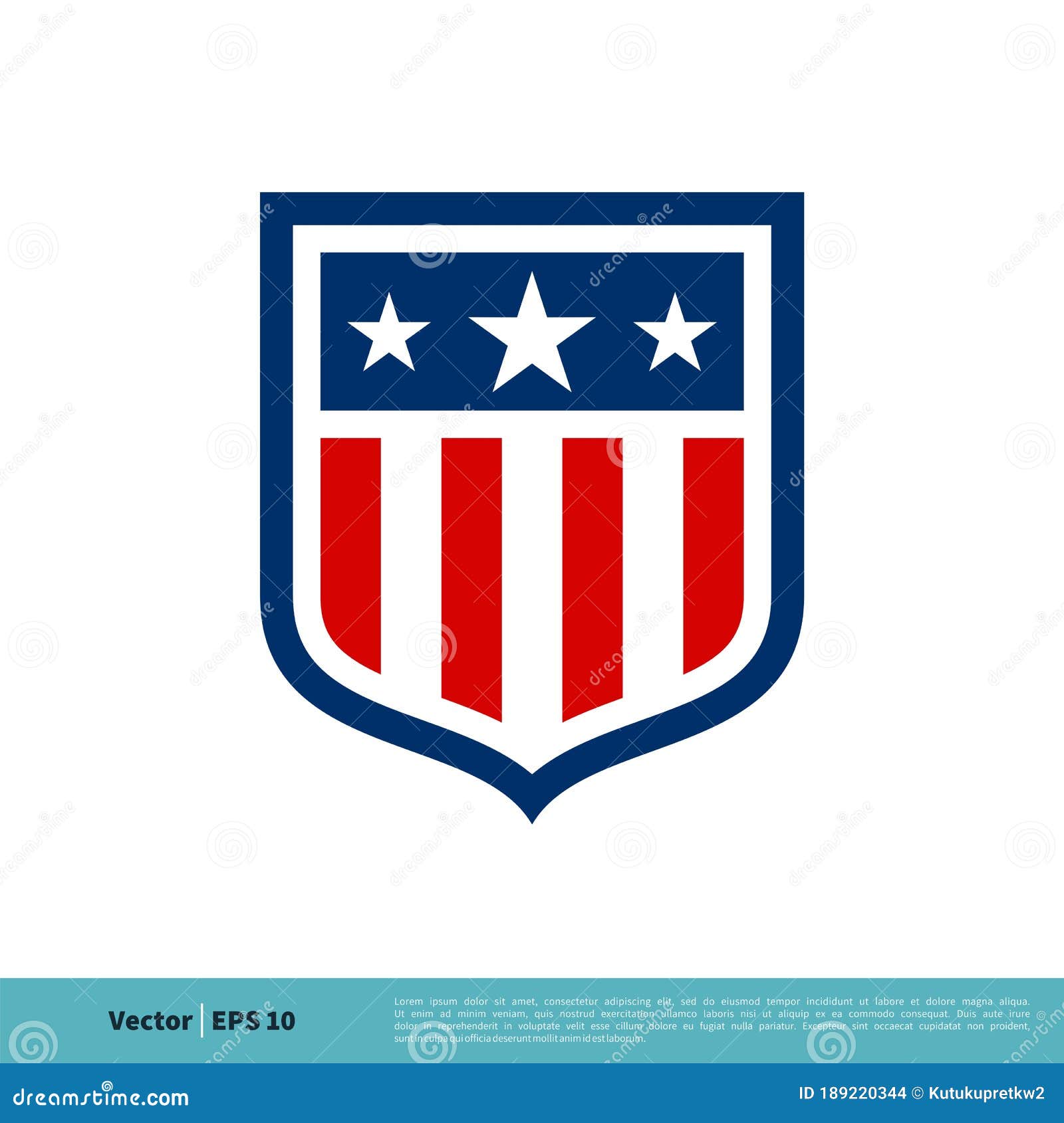 Shield Emblem Sport Team Icon Vector Logo Template Illustration Design ...