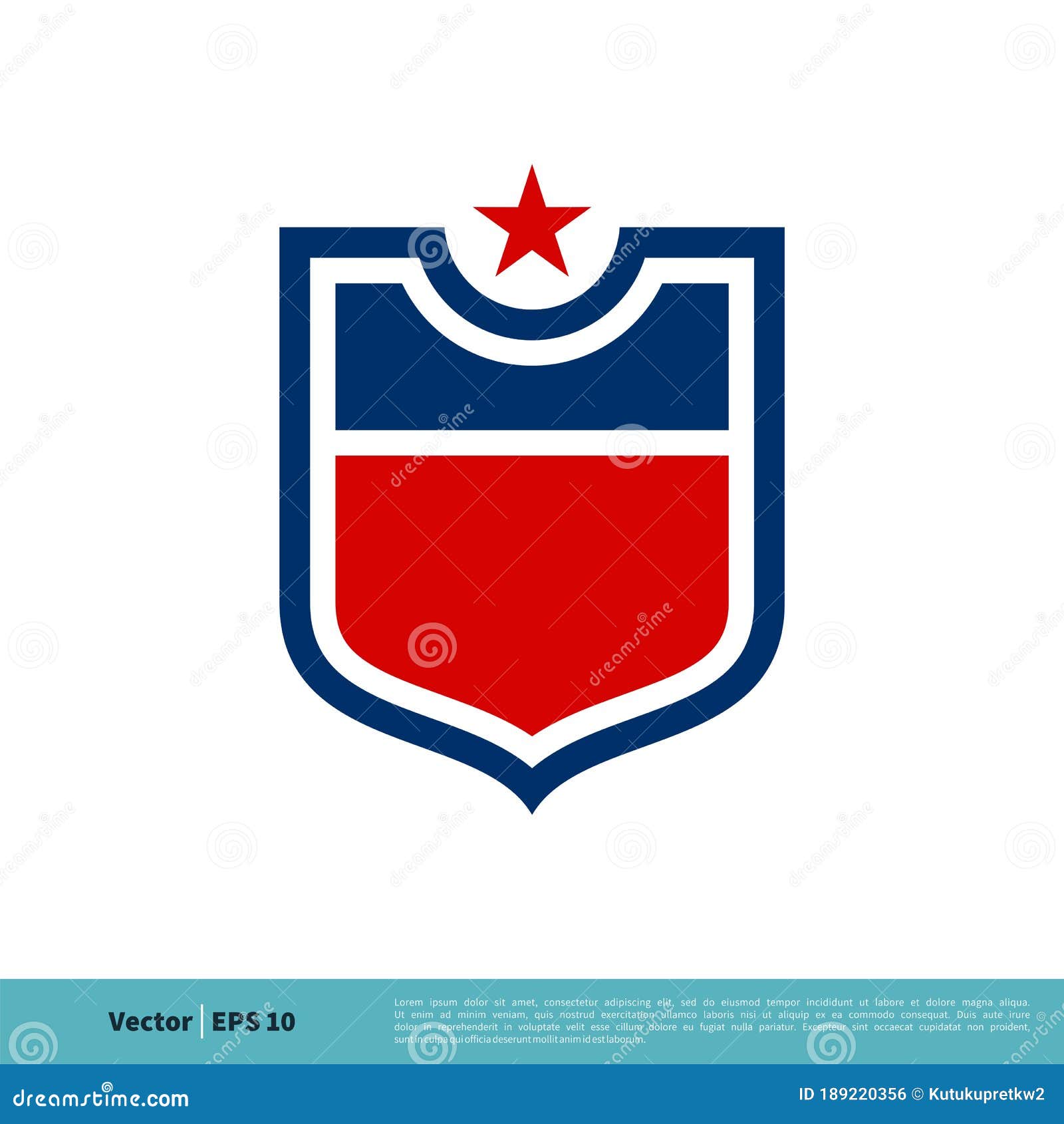 Shield Emblem Sport Team Icon Vector Logo Template Illustration Design ...