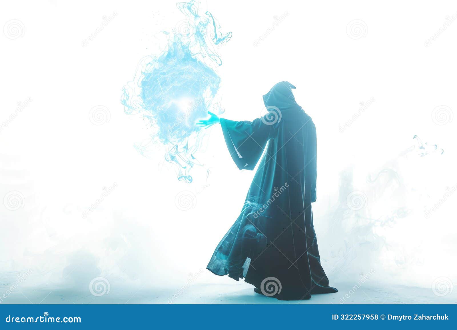 Shield of Ethereal Light: a Wizard Who Erects a Magical Barrier of ...