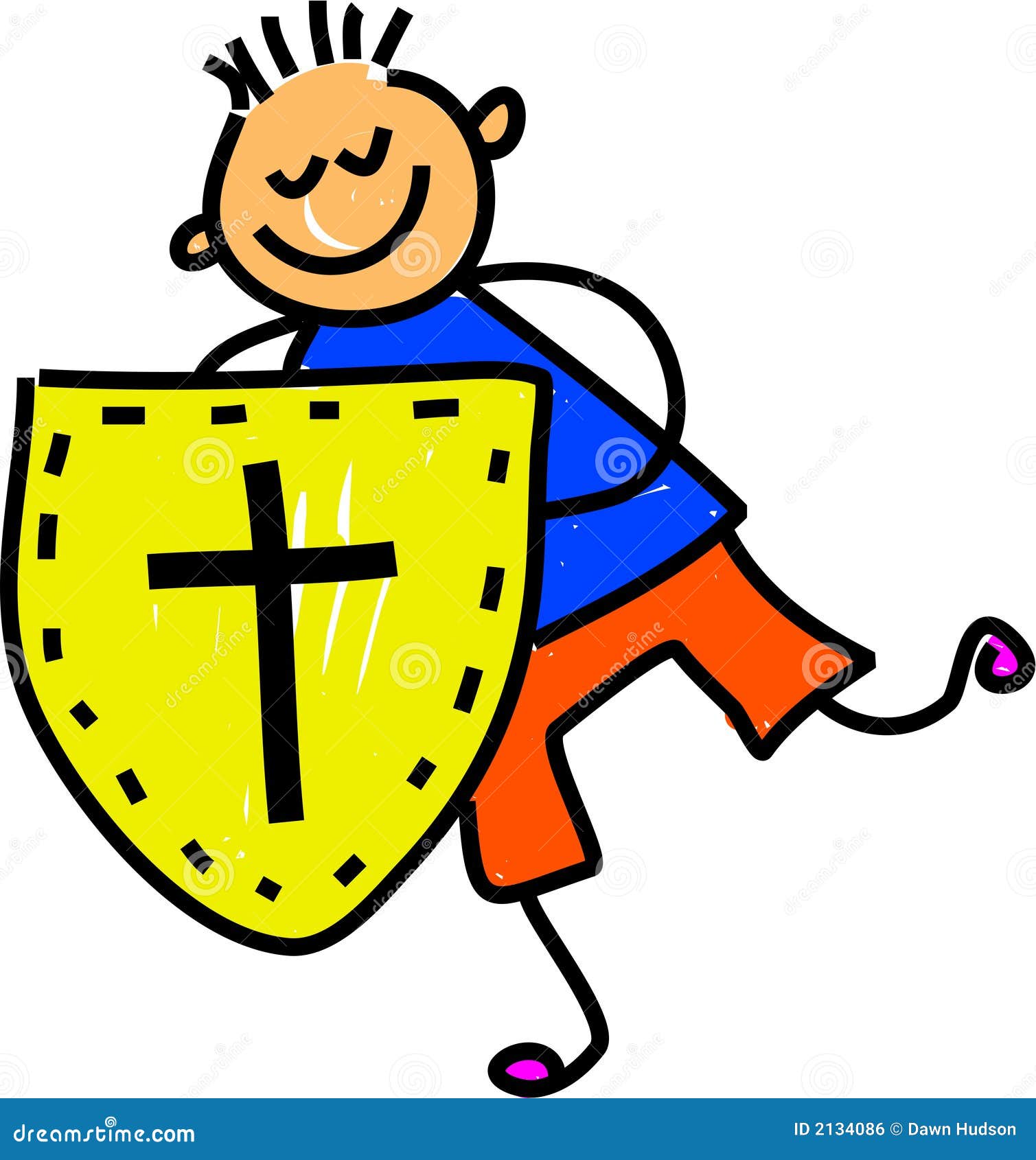 Shield of faith stock illustration. Illustration of toddler - 2134086