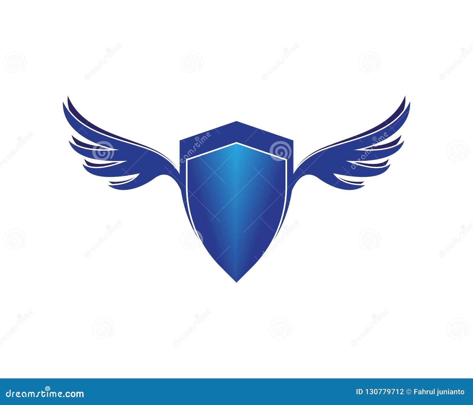 Shield Falcon Wings Logo Vector Stock Vector - Illustration of animal ...