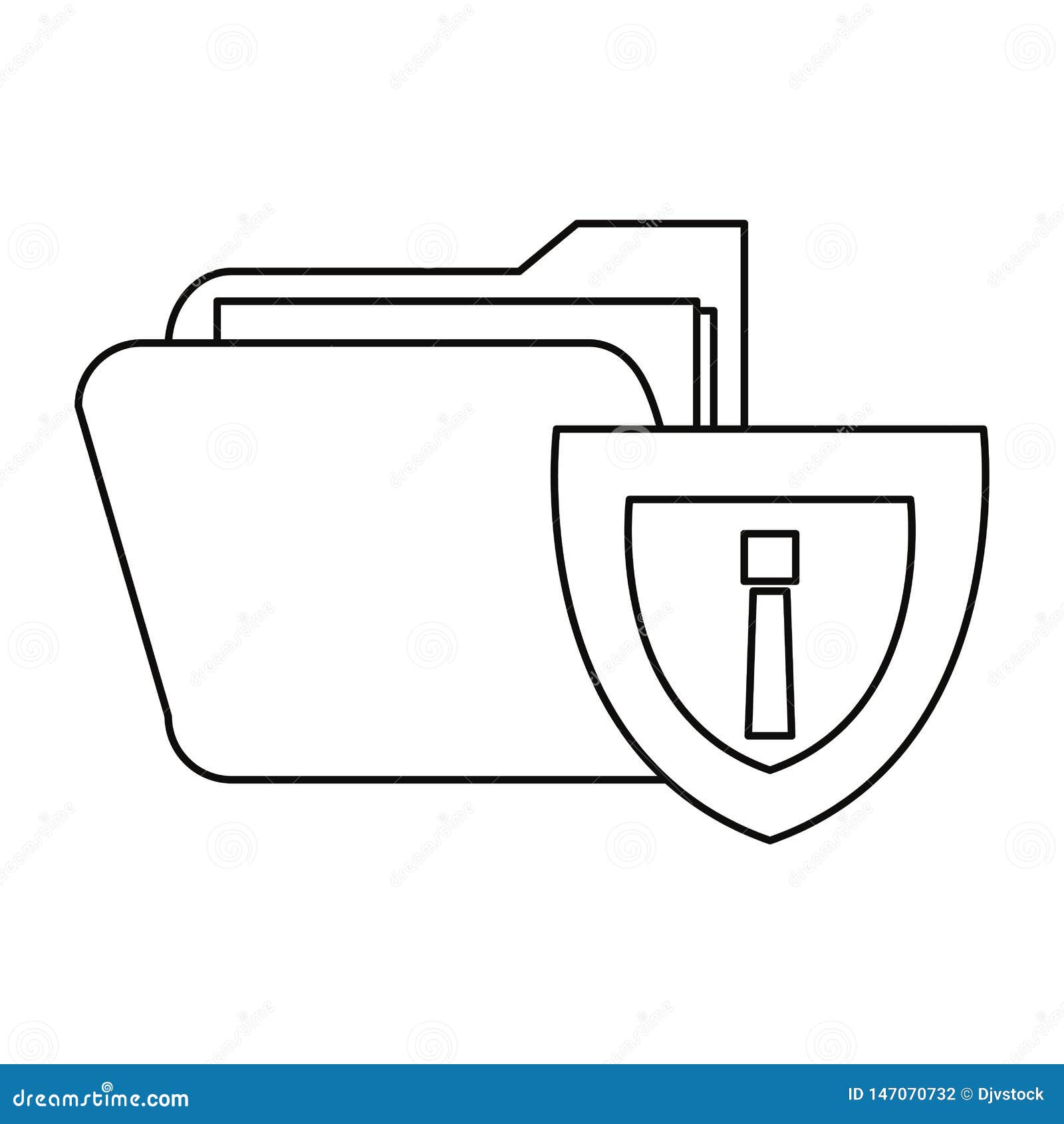 Cybersecurity Data Protection Stock Illustration - Illustration of ...