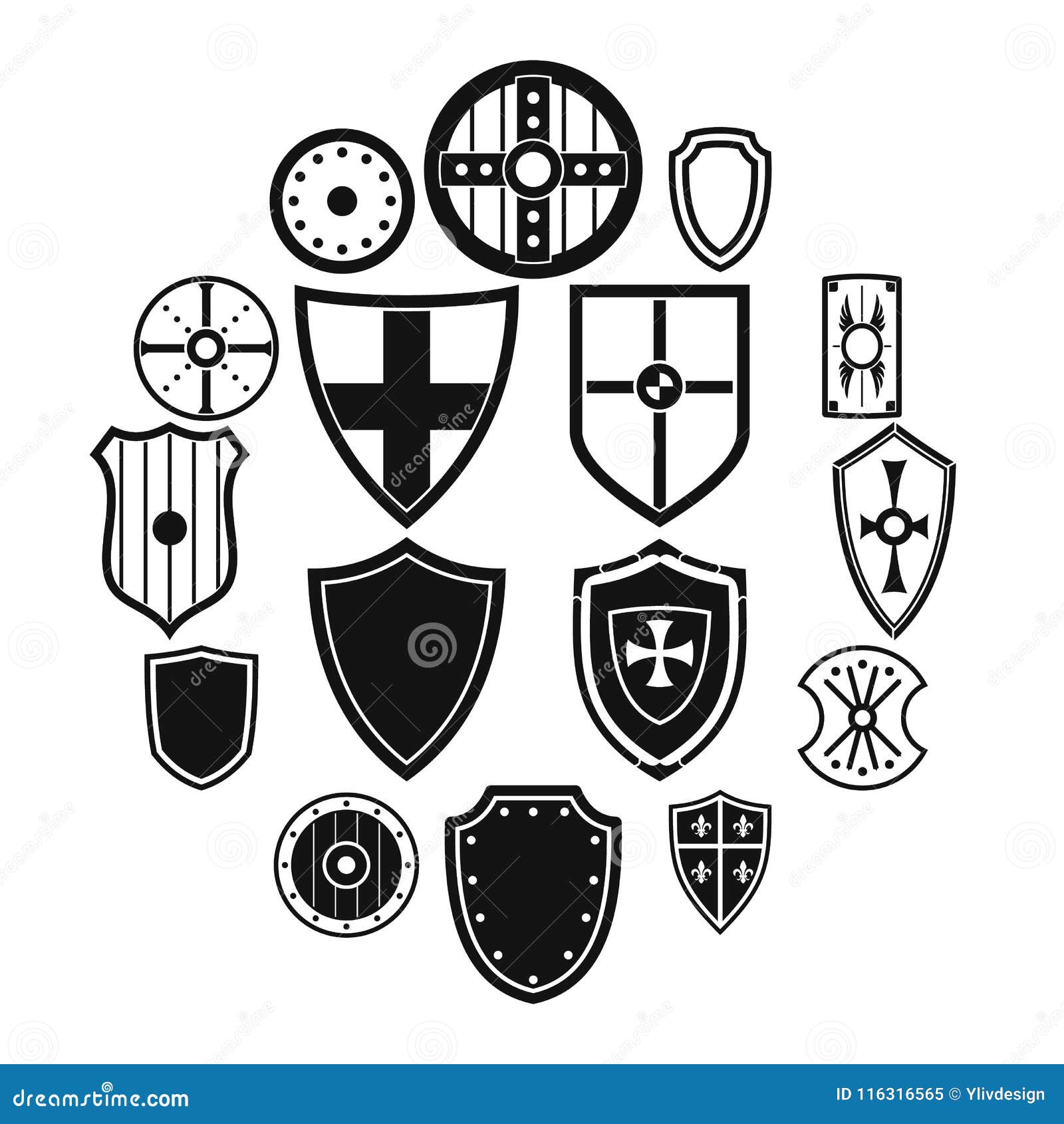 Shield Frames Icons Set, Simple Style Stock Vector - Illustration of ... Shield Frames Icons Set, Simple Style Stock Vector - Illustration of ...
