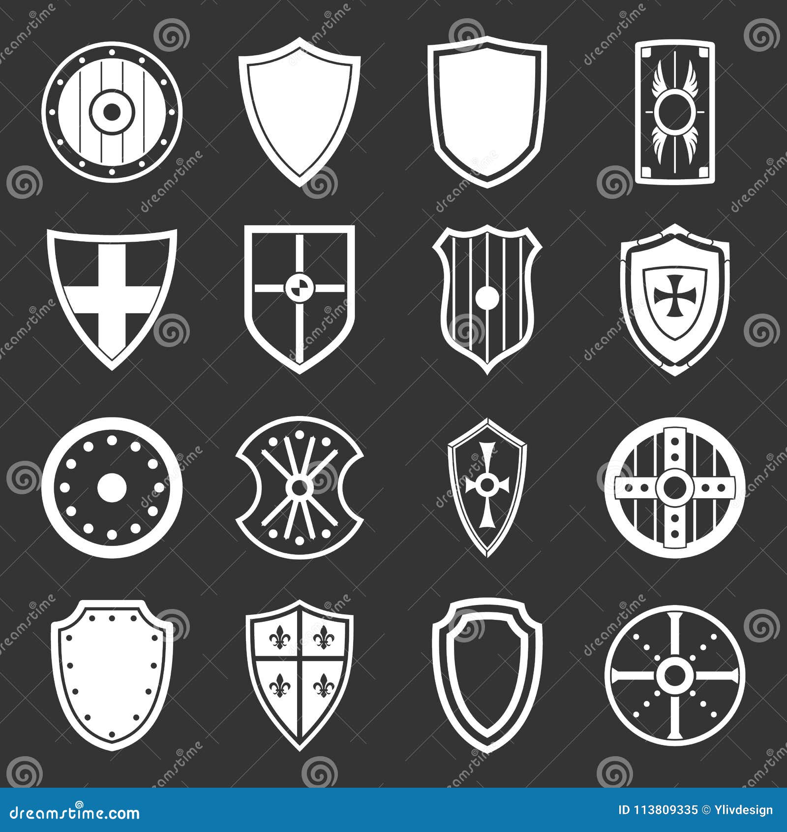 Shield Frames Icons Set Grey Vector Stock Vector - Illustration of ... Shield Frames Icons Set Grey Vector Stock Vector - Illustration of ...