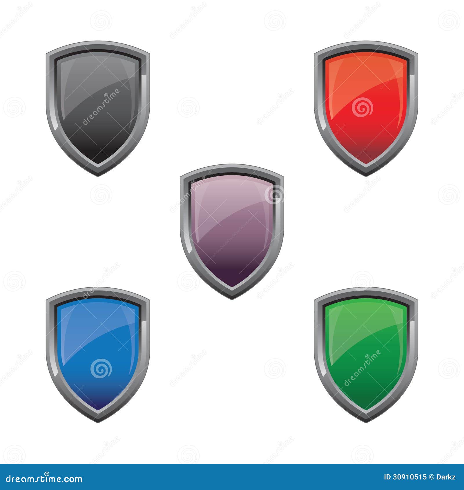 Shield Glossy stock illustration. Illustration of design - 30910515