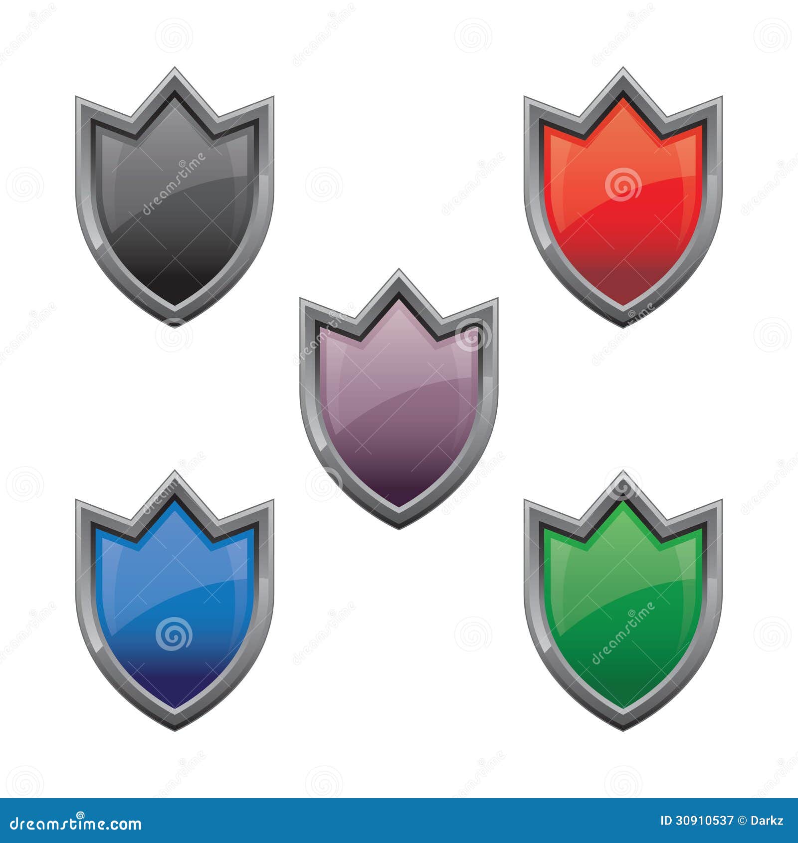 Shield Glossy stock illustration. Illustration of advertisement - 30910537