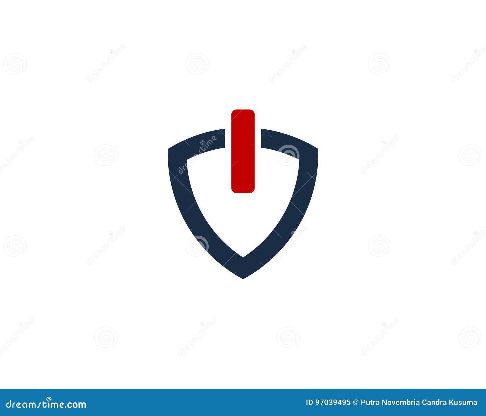 Shield Guard Power Energy Icon Logo Design Element Stock Vector ...