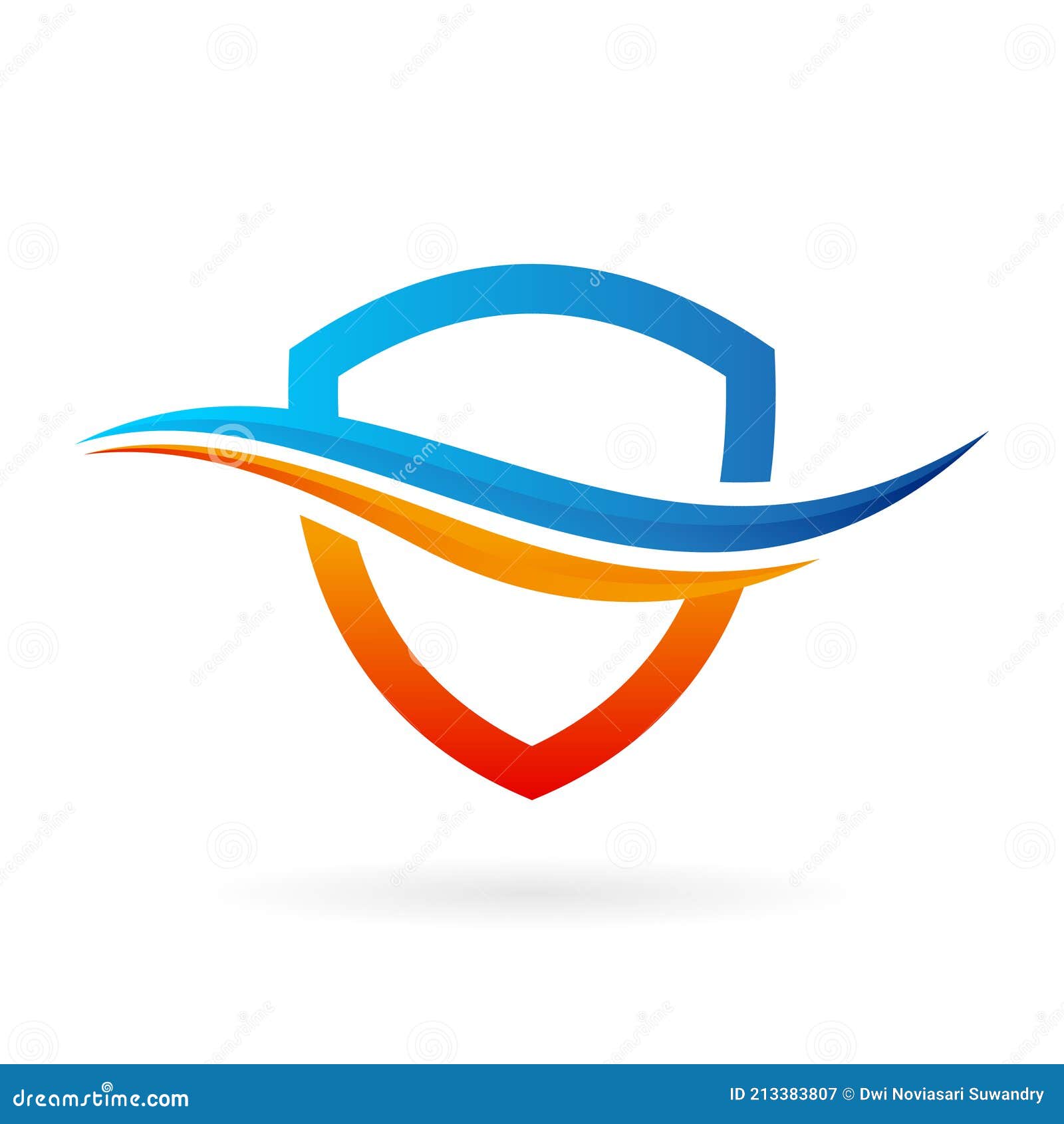 Shield HVAC Logo Vector Logo Icon Stock Vector - Illustration of ...