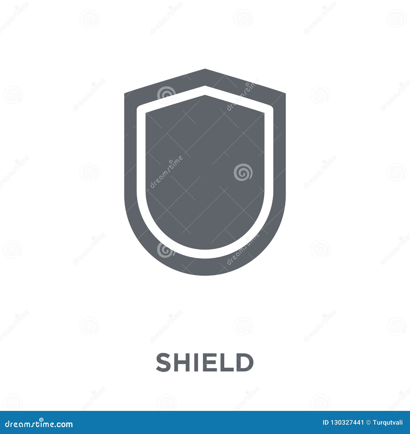 Shield Icon from Army Collection. Stock Vector - Illustration of safe ...