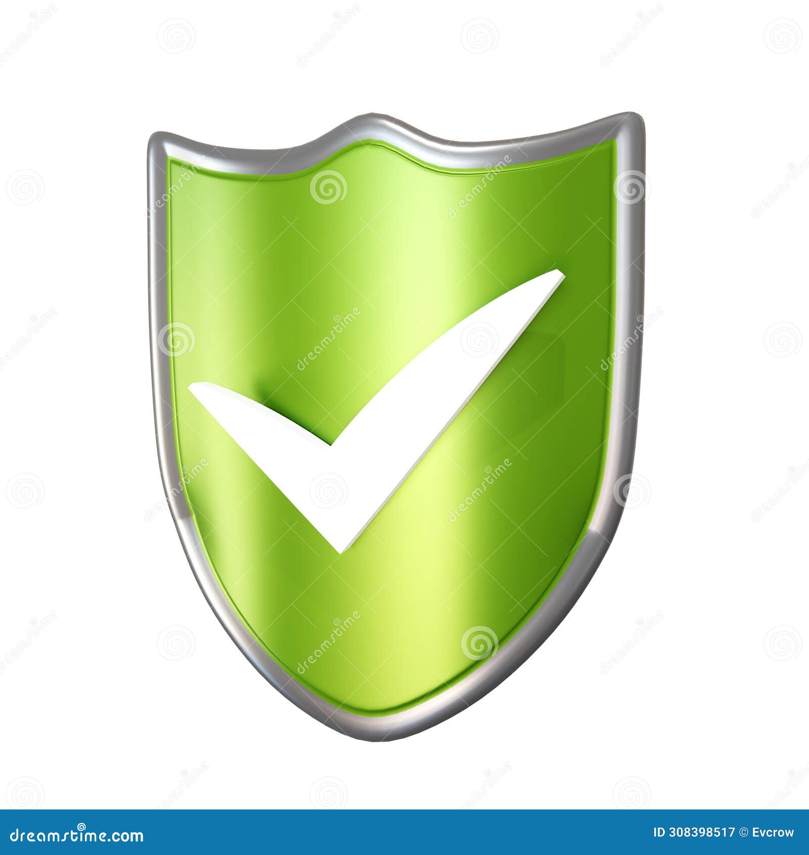 Shield Icon with Check Mark Stock Illustration - Illustration of emblem ...