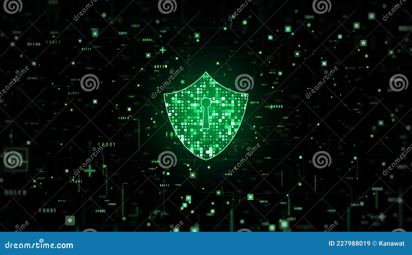Shield Icon Cyber Security, Digital Data Network Protection, Future ...