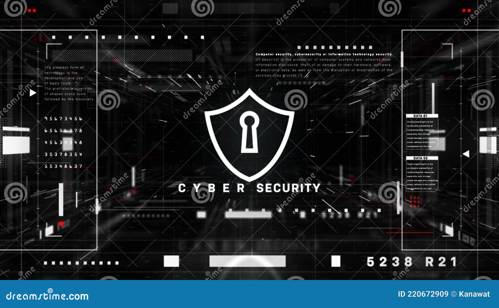 Shield Icon Cyber Security Technology Digital Data Protection Future