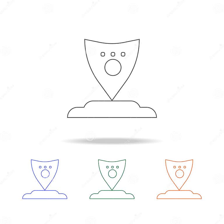 Shield Icon. Element of Prizes Multi Colored Icon for Mobile Concept ...