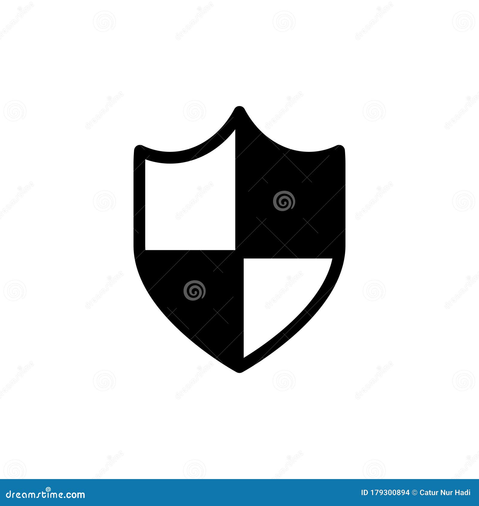Shield Icon Flat Vector Template Design Trendy Stock Vector ...