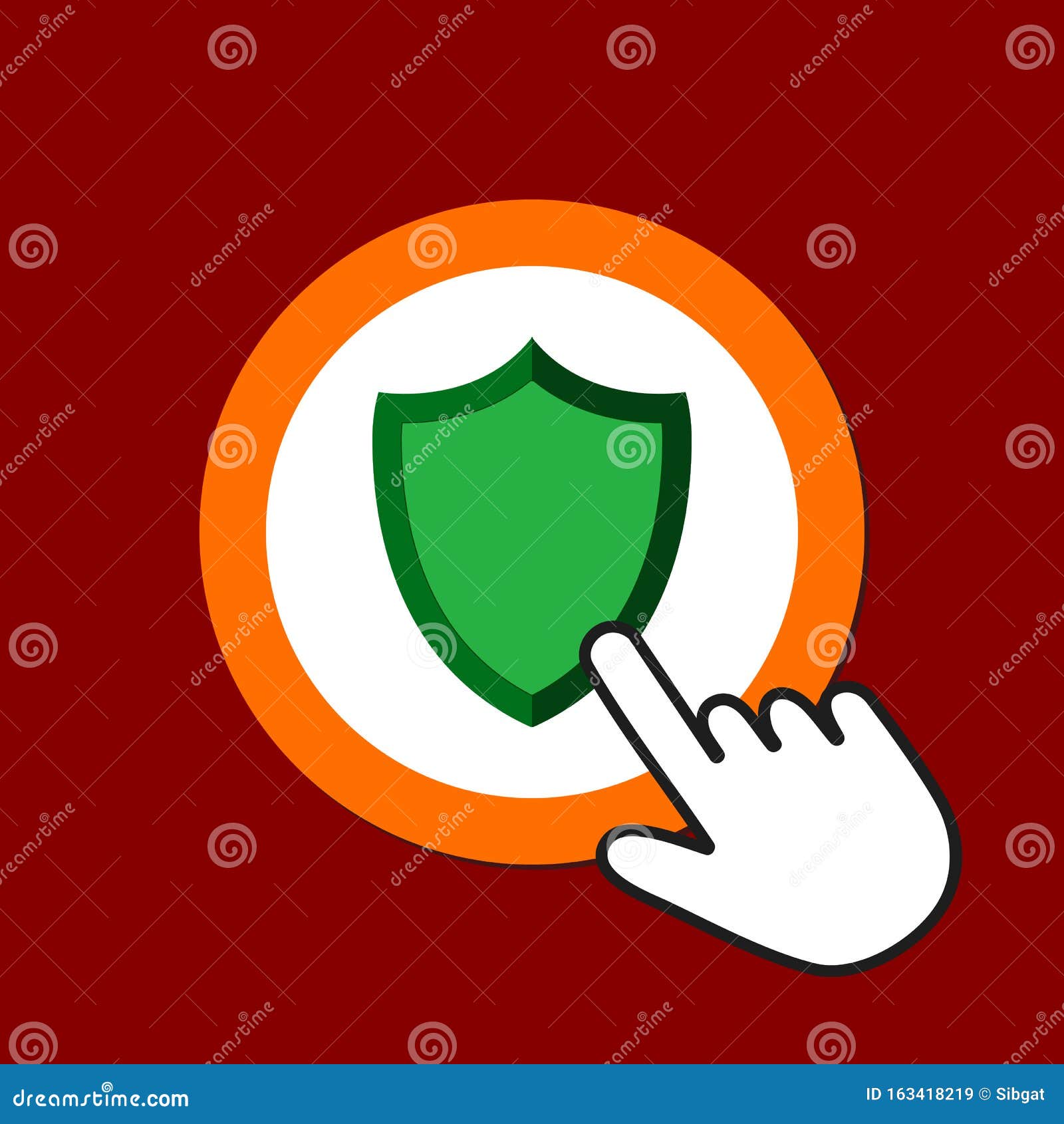 Shield Icon. Guard, Protectionl Concept Stock Vector - Illustration of ...
