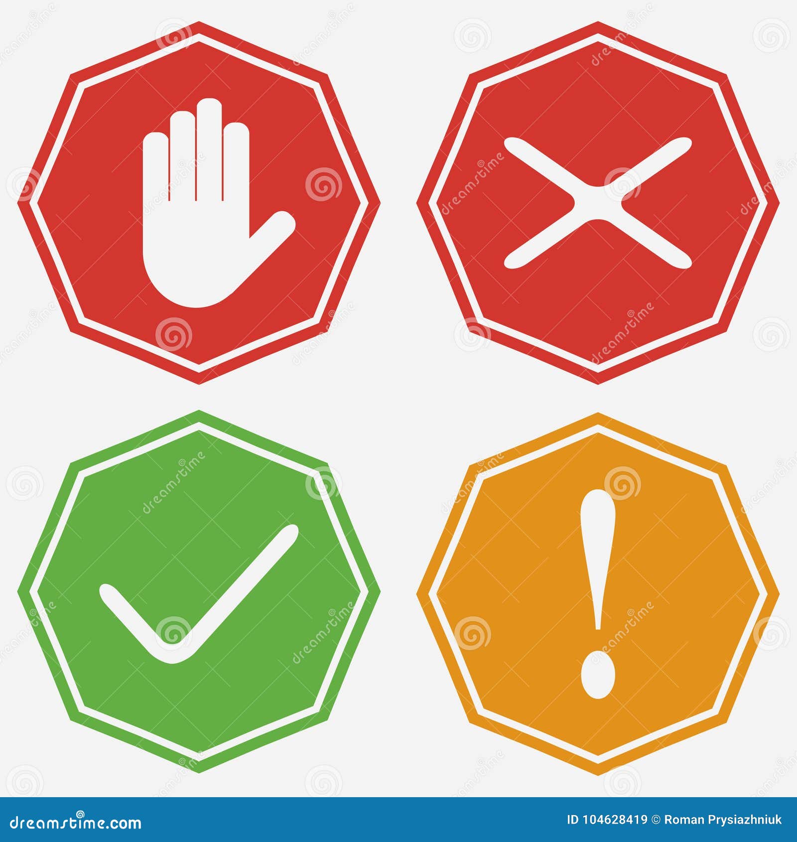 Hand With Tick Checkmark Colored Icon. Hygiene, Human Protection Symbol ...
