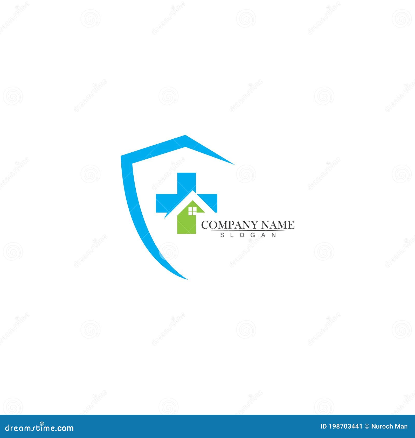 Shield Icon with Medical Pharmacy Isolated on White Background. Stock ...