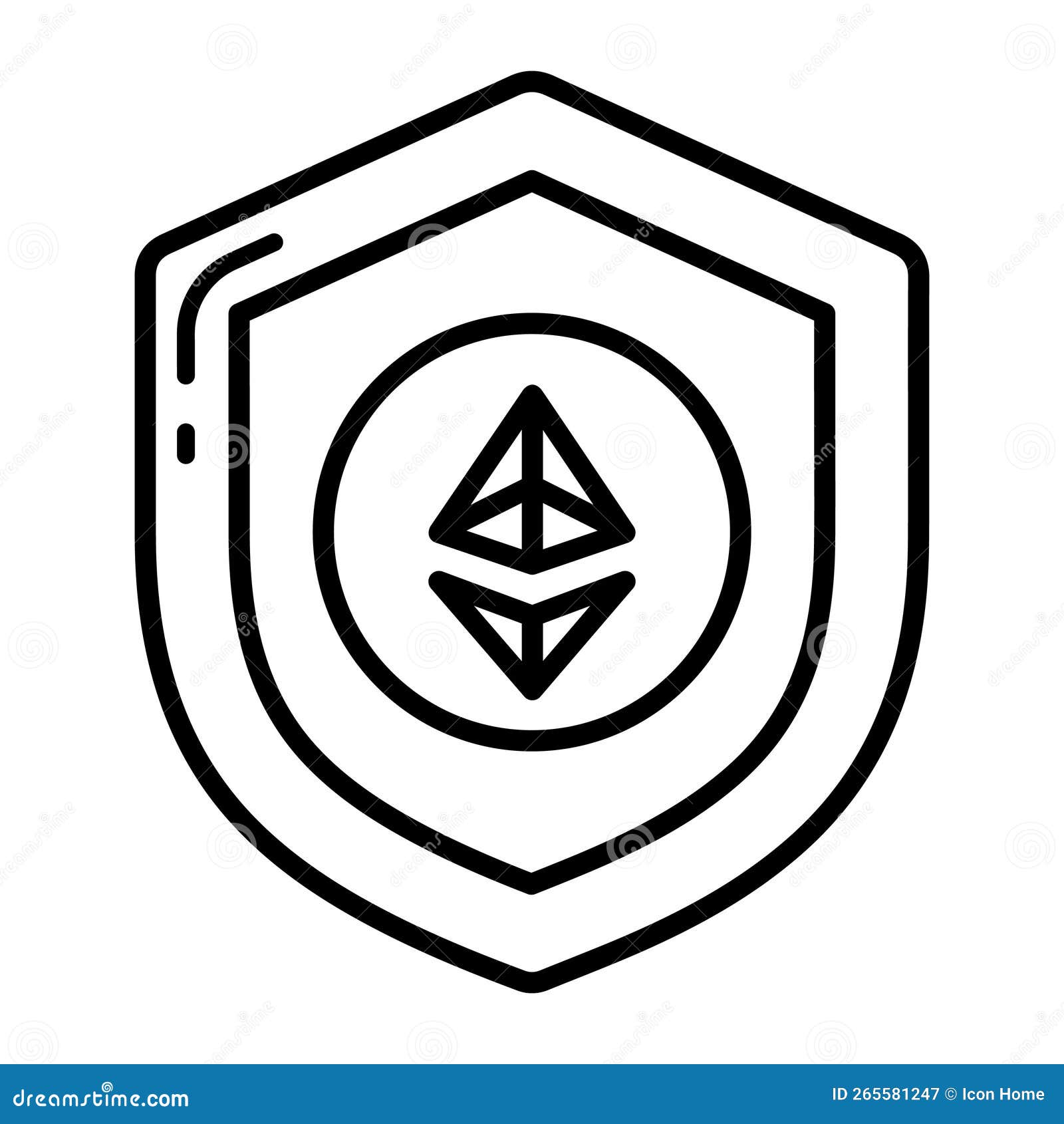Shield Icon, Non-fungible Token, Digital Technology Editorial ...