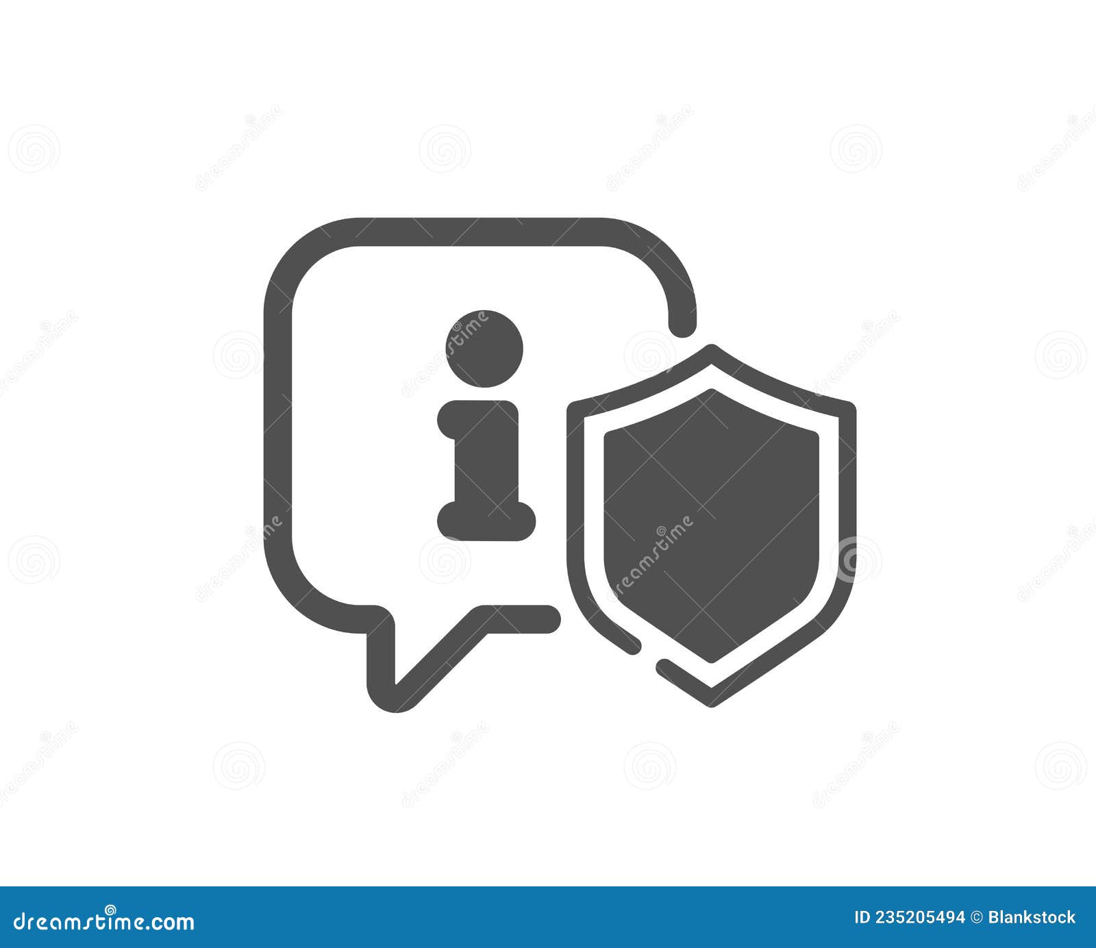 Shield Icon. Privacy Secure Sign. Vector Stock Vector - Illustration of ...