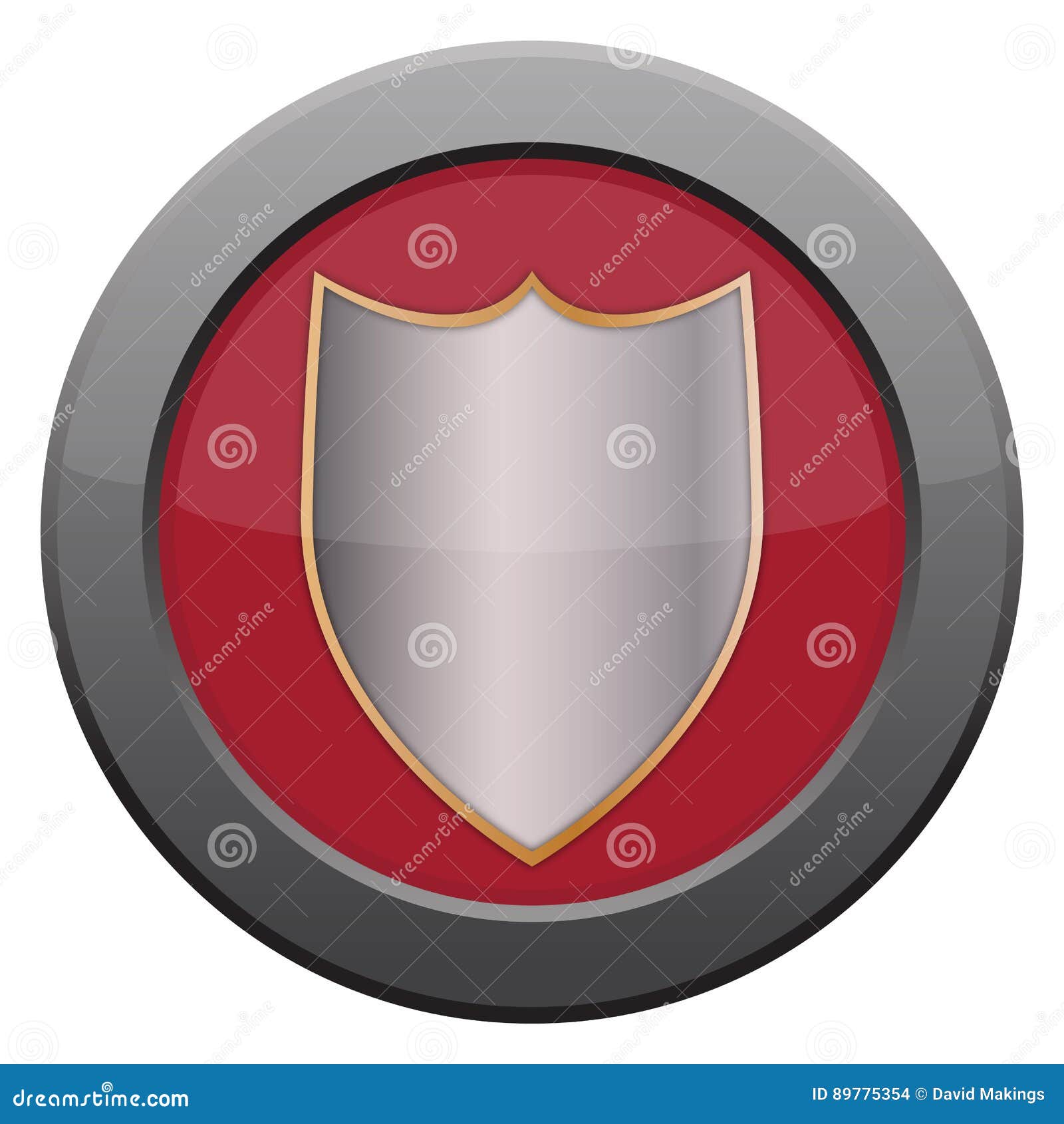 Shield Icon stock illustration. Illustration of main - 89775354