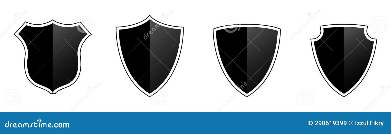 Shield Icon for Safety Guard Badge Stock Vector - Illustration of ...
