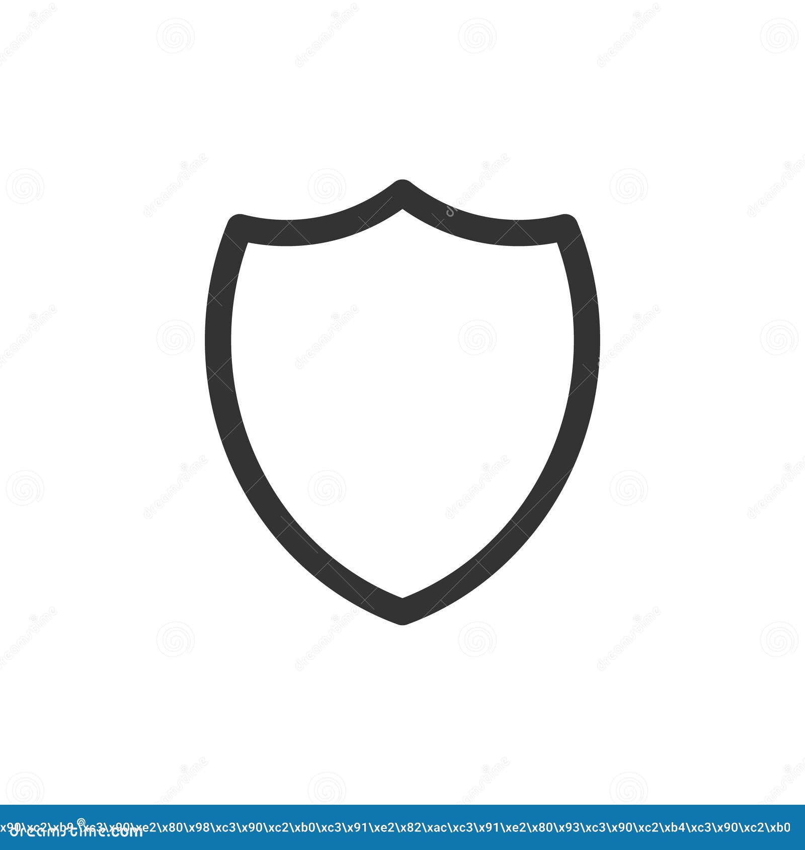 Shielding Symbol, Vector Symbol Design. Engineering Symbols ...