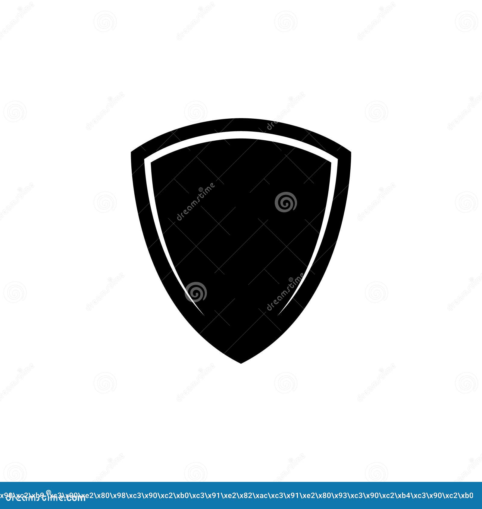 Shielding Symbol, Vector Symbol Design. Engineering Symbols ...