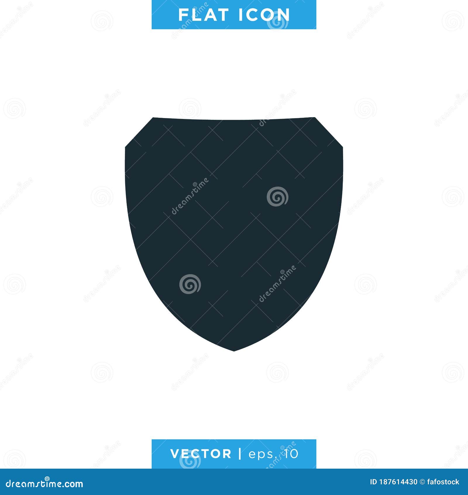 Shield Icon Vector Logo Design Template Stock Vector - Illustration of ...