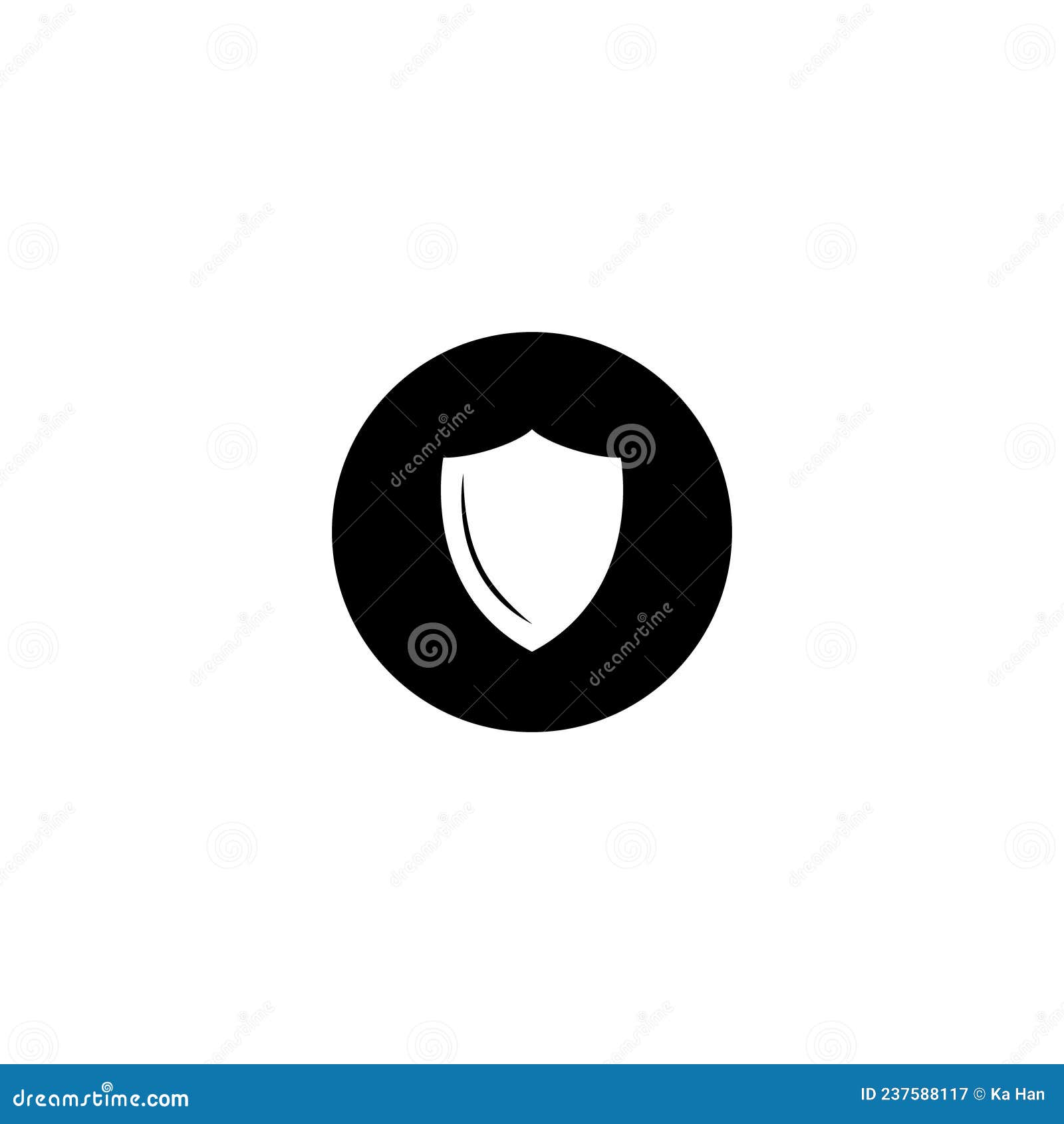 Shield Icon Vector. Protect, Safety Symbol Sign Stock Vector ...